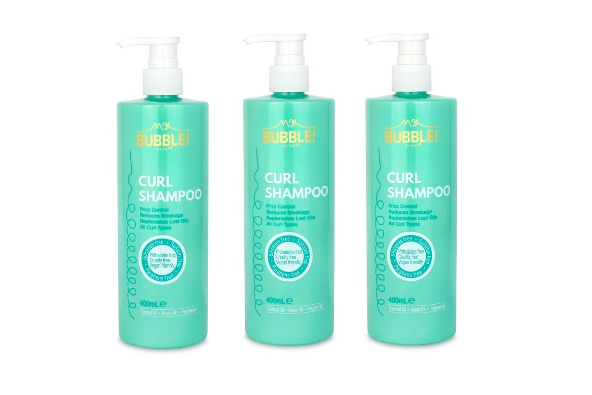 Get Bulk 3 Bottles Curl Shampoo for Curly Hair - My Bubble